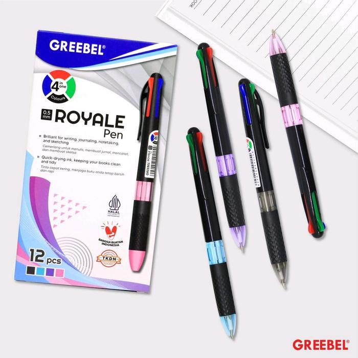Jual Greebel Ballpen / Pulpen Royale 4C 0,5 | Shopee Indonesia