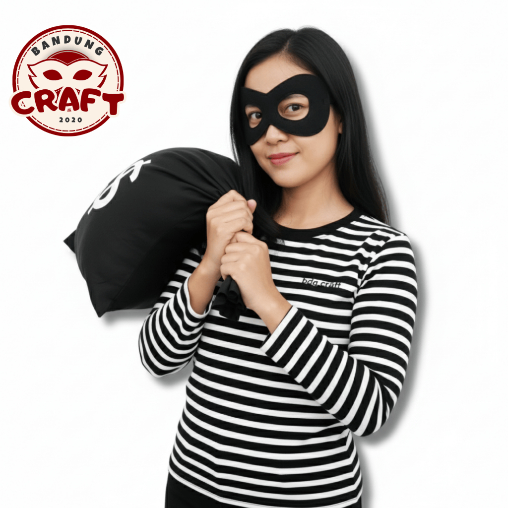 Jual Cosplay mask Pencuri Uang pesta halloween ukuran anak sampai ...