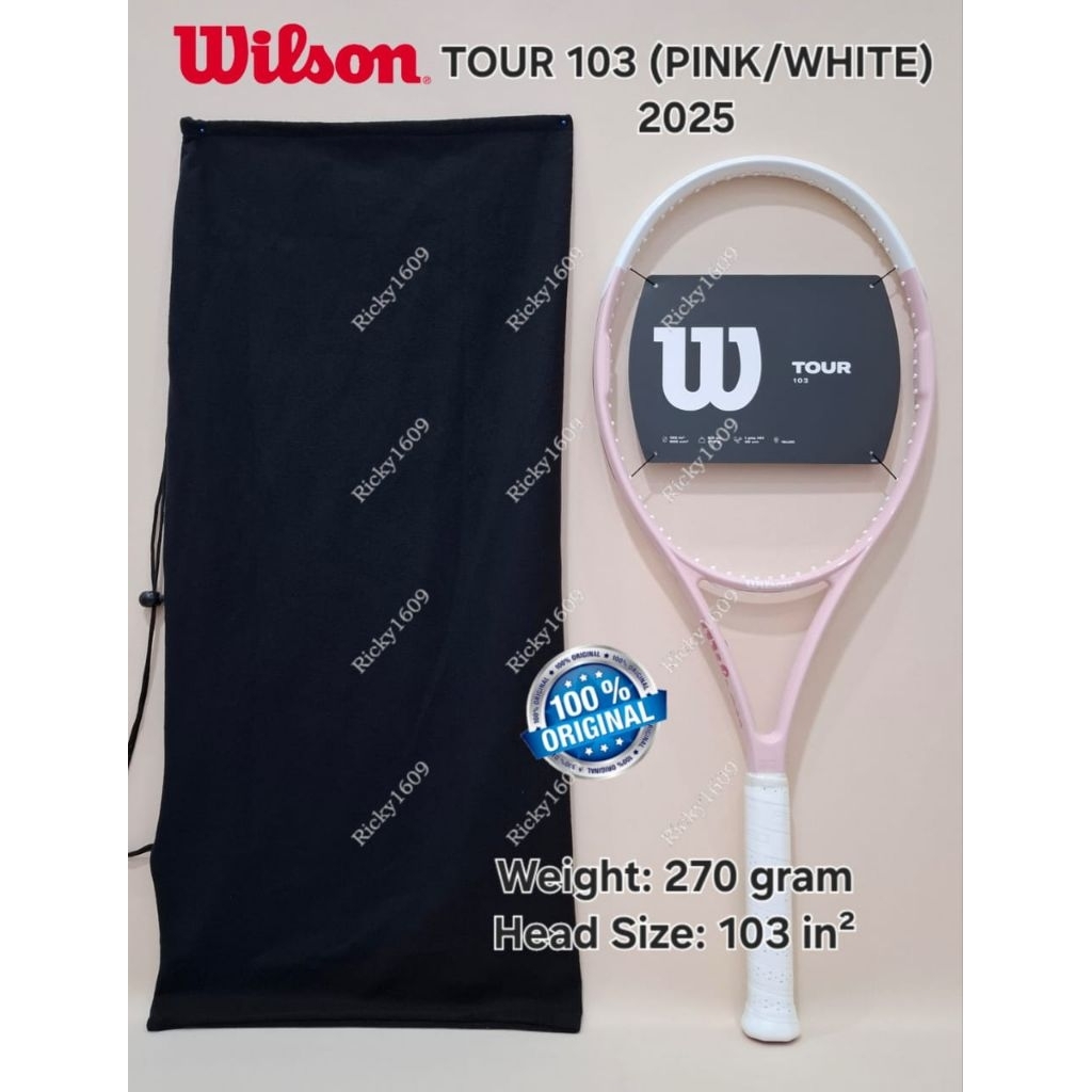 Jual RAKET TENIS WILSON TOUR 103 PINK (2025) - TENNIS WILSON TOUR 103 ...