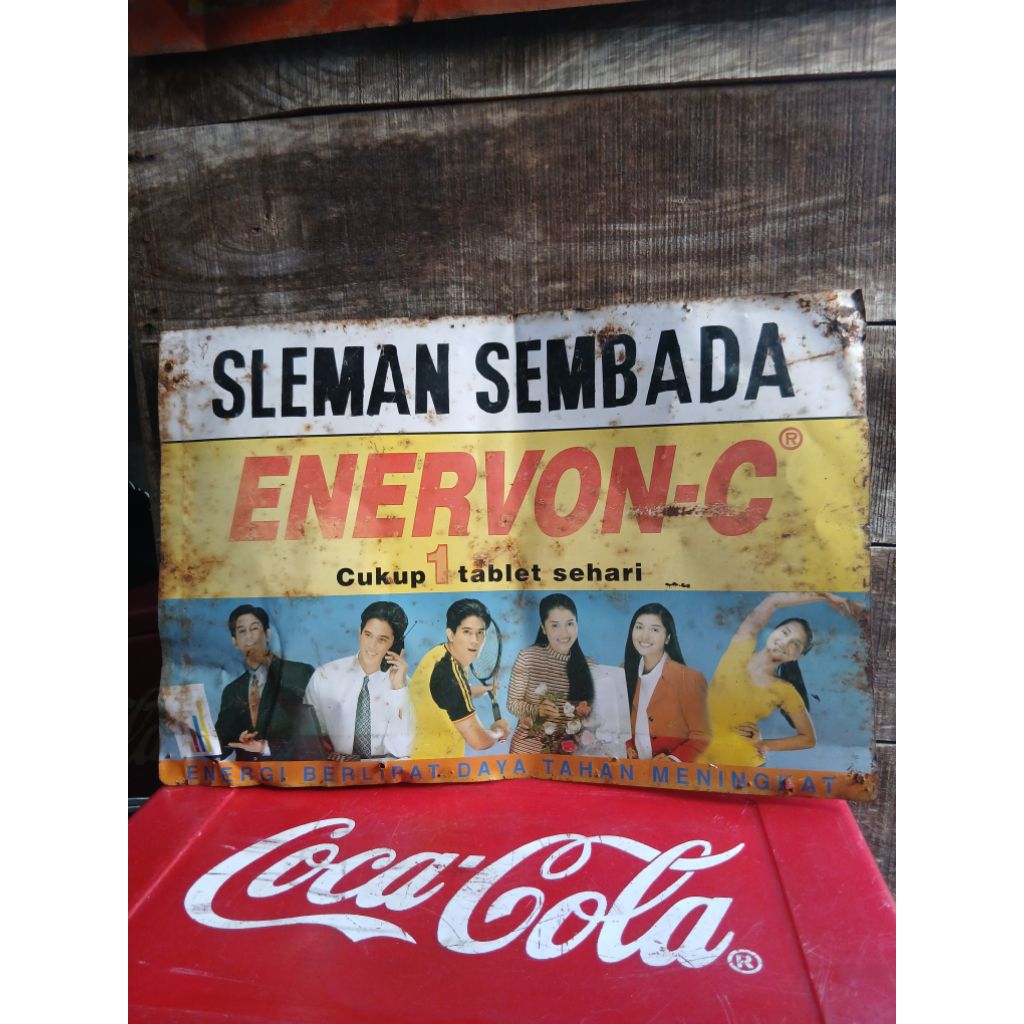 Jual Iklan enervon jadul 85rb antik vintage display lawas kuno | Shopee ...
