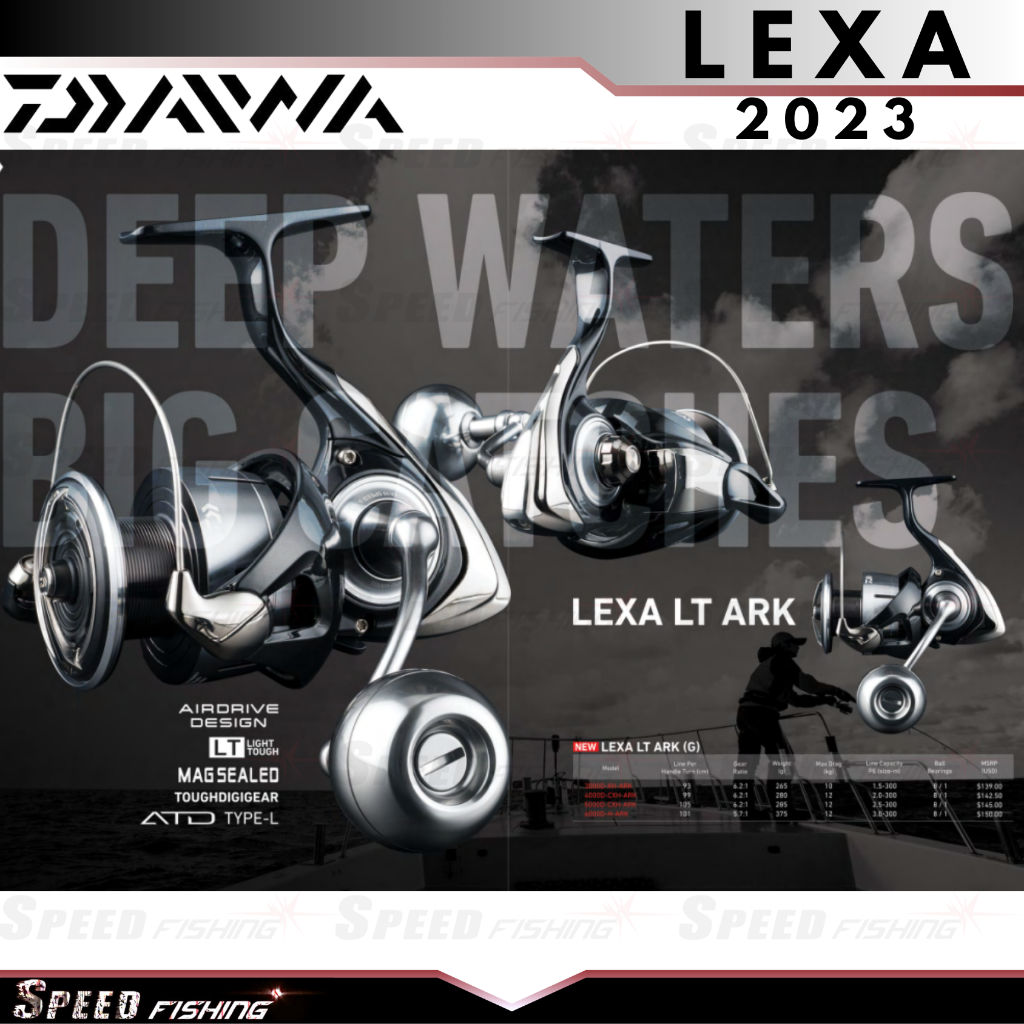 Jual Reel Pancing Daiwa Lexa LT 2023 4000 5000 6000 Spinning | Shopee ...