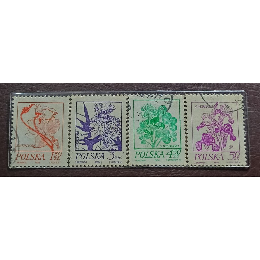 Jual Prangko Jadul Asing Polska Seri Bunga 4 pcs | Shopee Indonesia