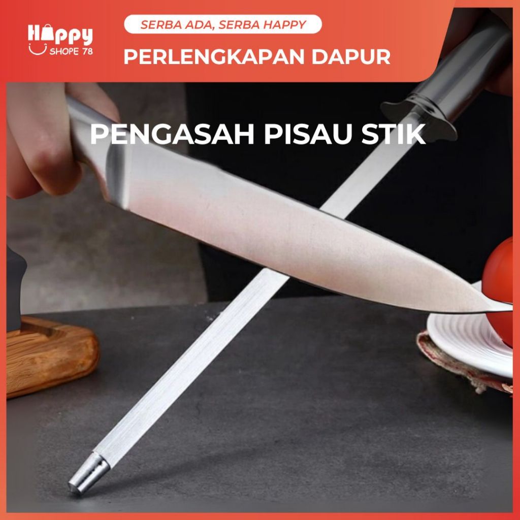 Jual Stik Pengasah Pisau Bahan Stainless Proses Panas Tajam Tahan Lama ...