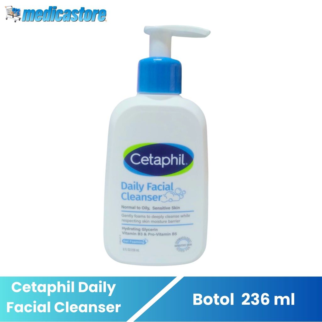 Jual Cetaphil Daily Facial Cleanser 236 Ml - Sabun Pembersih Wajah ...