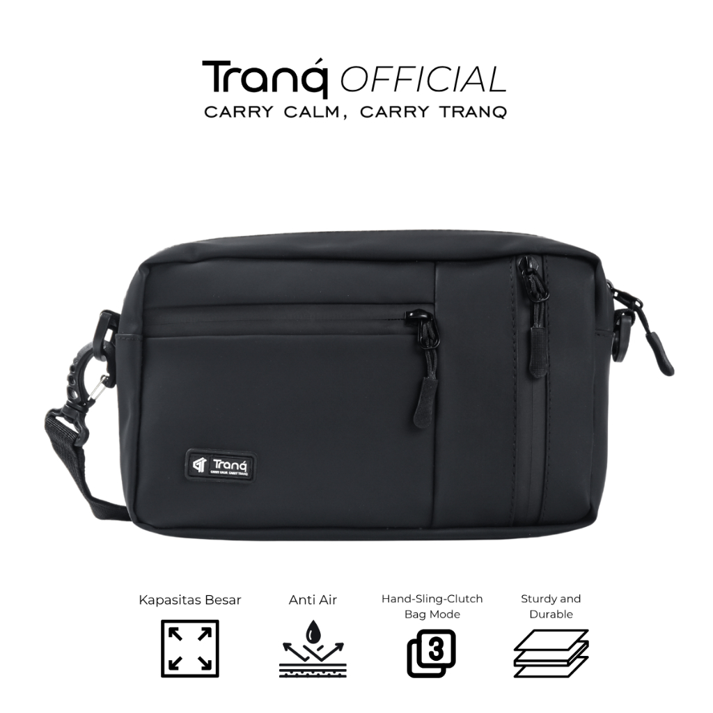 Jual Tranq – Tas 3 in 1 Pria Selempang Handbag Clutch Muat Banyak ...
