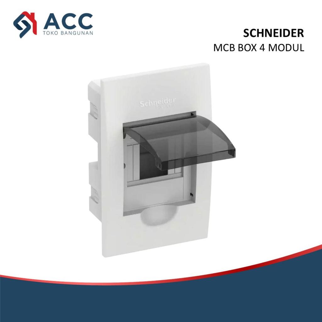 Jual SCHNEIDER MCB BOX 4 MODUL GROUP | Shopee Indonesia