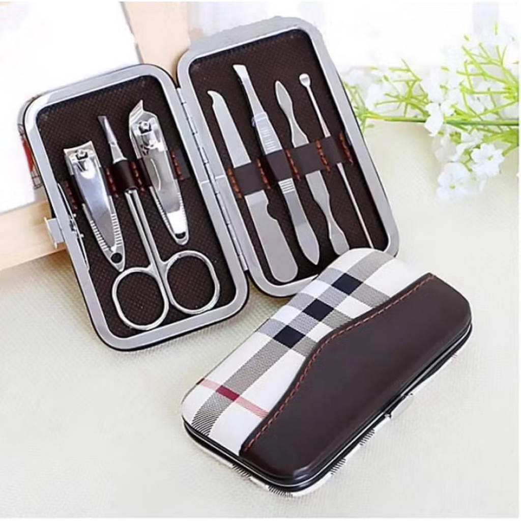 Jual Gunting Kuku Set Manicure Pedicure Mini Set 7 Pcs Nail Care ...