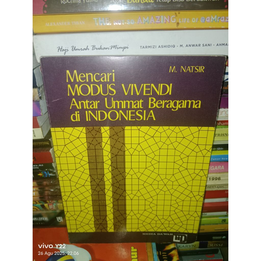 Jual Buku Bekas M. NATSIR Mencari MODUS VIVENDI Antar Umat Beragama di ...