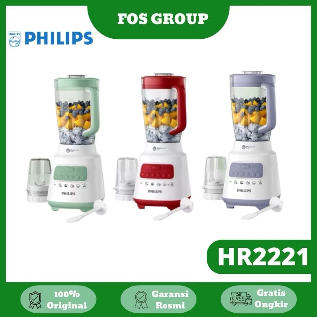 Jual PHILIPS HR 2223- HR 2223- HR2223/30 blender Series 5000 [2 L/ 350 ...
