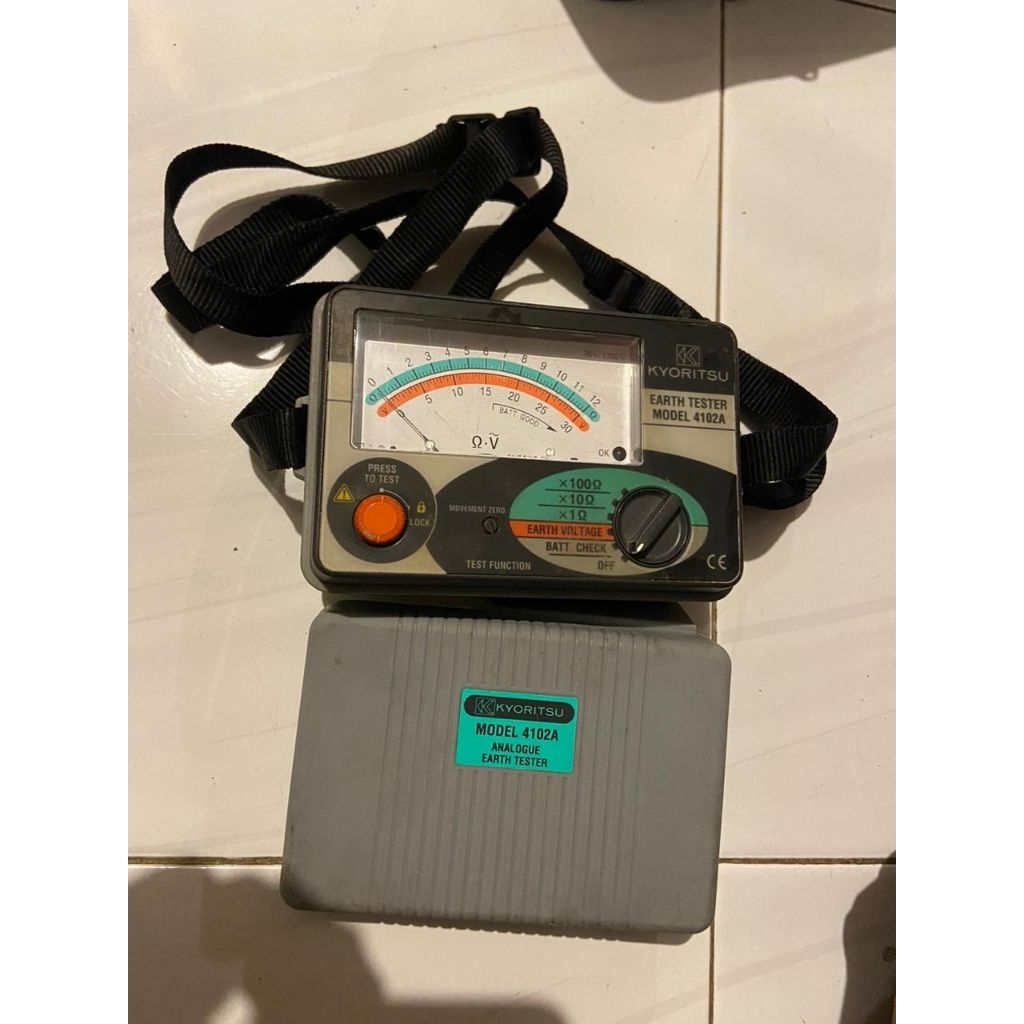 Jual Kyoritsu 4102A Analog Earth Grounding Tester (Batangan/Unit saja ...