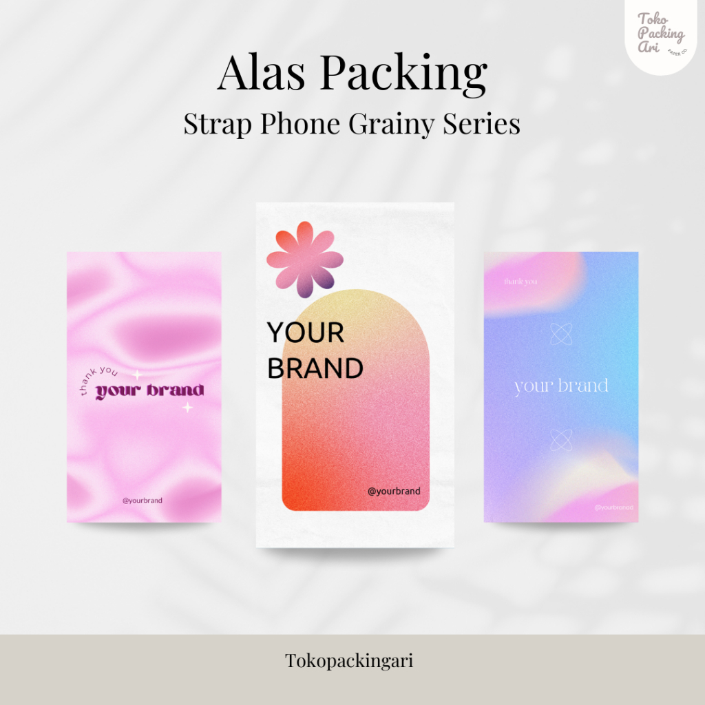 Jual Alas Packing | Strap Phone Grainy Series | Paper Aksesoris | FREE ...