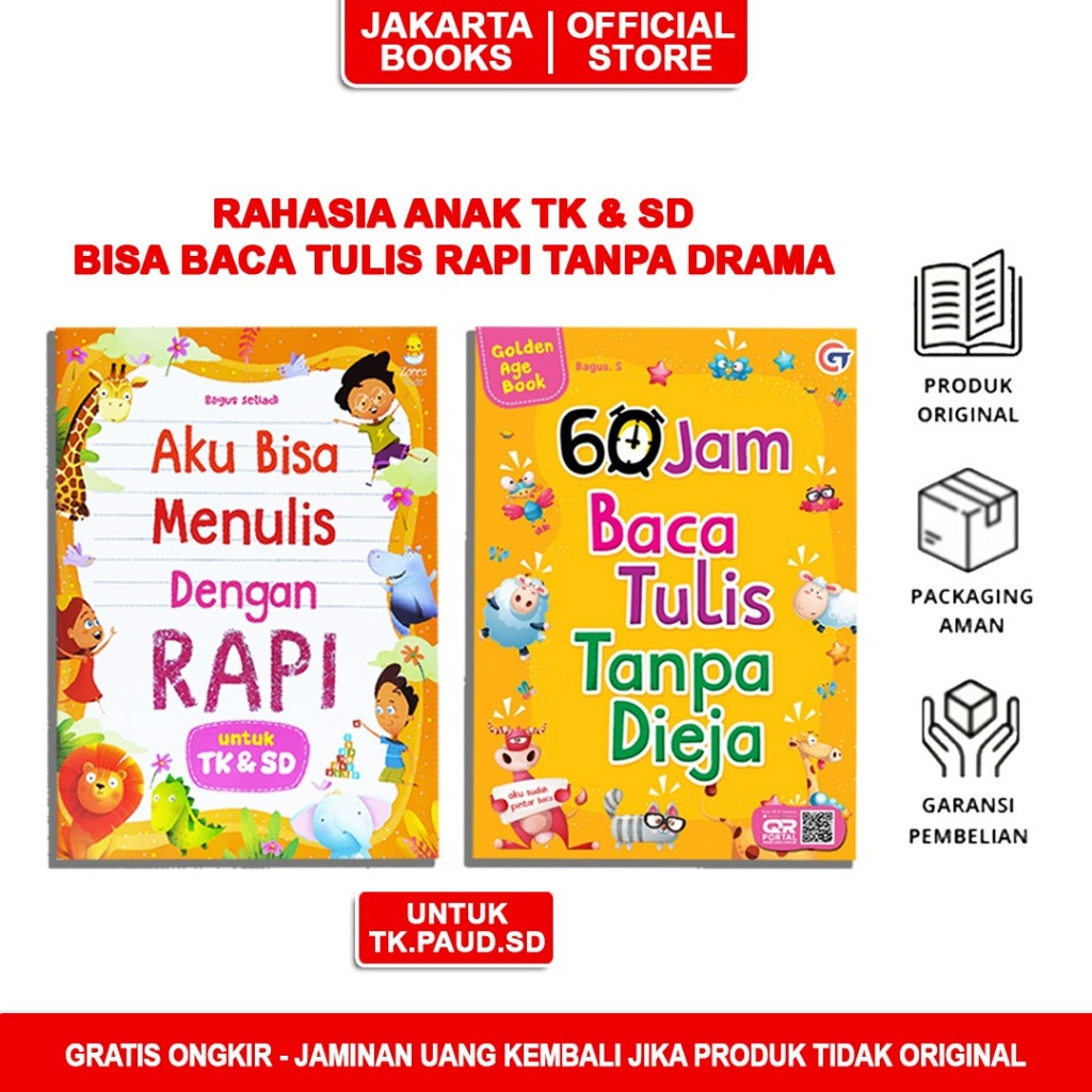 Jual Buku Belajar Menulis dan Membaca - Aku Bisa Menulis Dengan Rapi ...