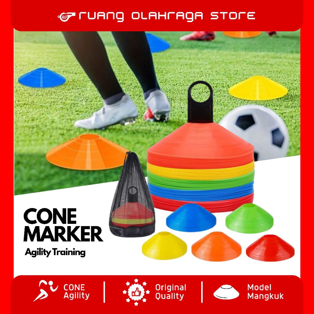 Jual Cone Mangkuk Agility Cone Latihan Kecepatan Kelincahan Cone ...