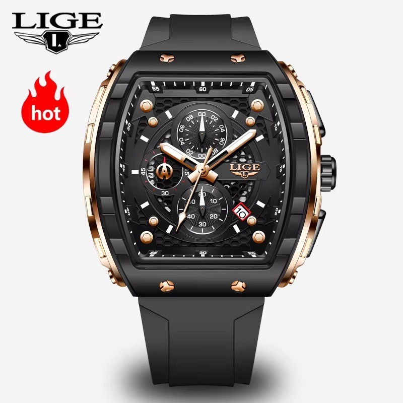 Jual LIGE Luminous Waterproof Jam Tangan Pria Anti Air Watch Original ...