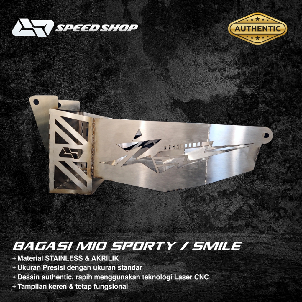 Jual Bagasi Box Aki Stainless PNP Motor Mio sporty • Mio smile Bye ...