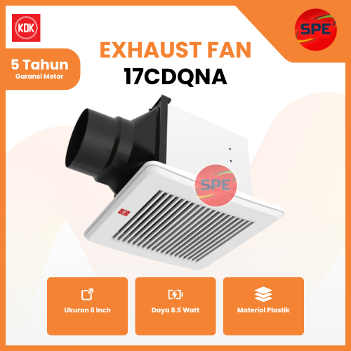 Jual CEILING EXHAUST FAN SIROCCO KDK UKURAN 6 INCH 17CDQNA GARANSI ...