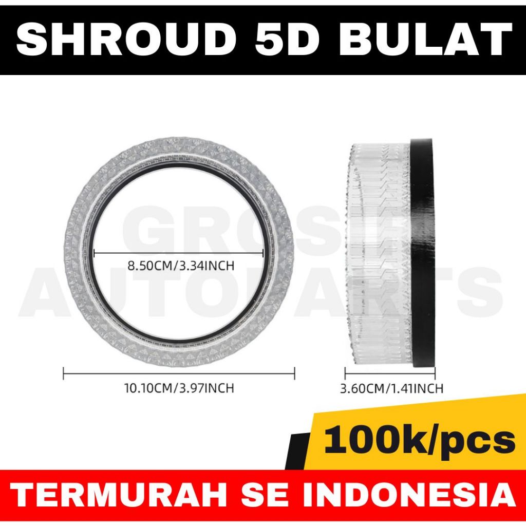 Jual Shroud 5D Biled Projie Shroud 5D Bulat Samba Shroud 5D Hexa Warna ...