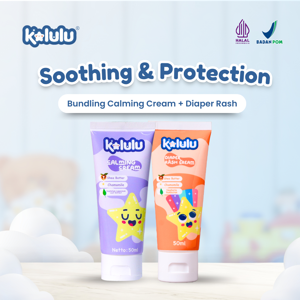 Jual PROMO Kalulu Baby Calming Cream (50ml) + Kalulu Baby Diaper Rash ...