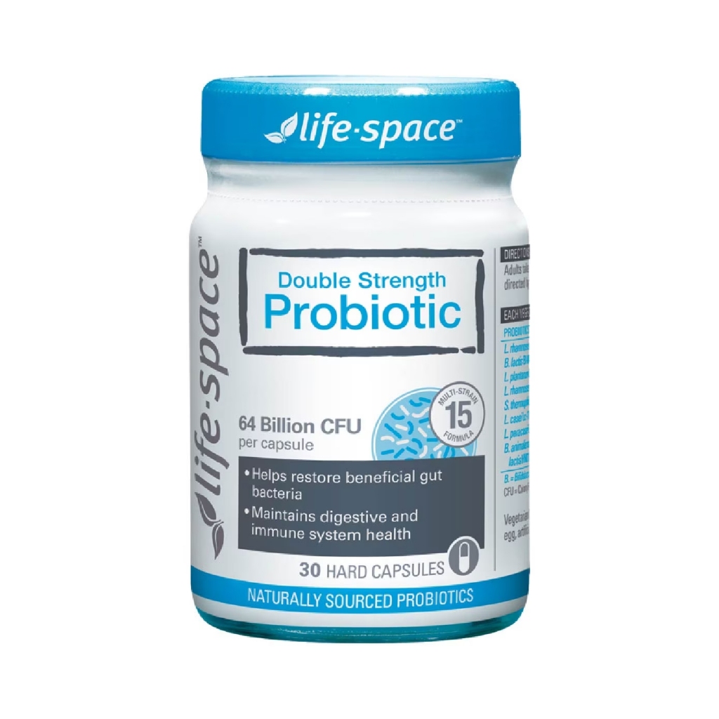 Jual LIFE SPACE Double/SINGLE Strength Probiotic 32/64 Billion CFU Hard ...