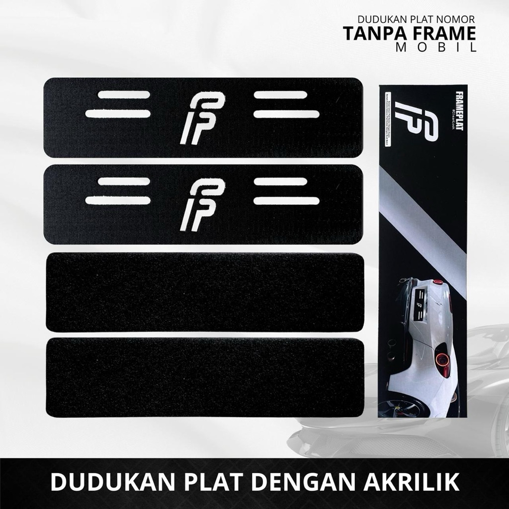 Jual frame plat mobil dudukan frameless mobil dengan baut | Shopee ...