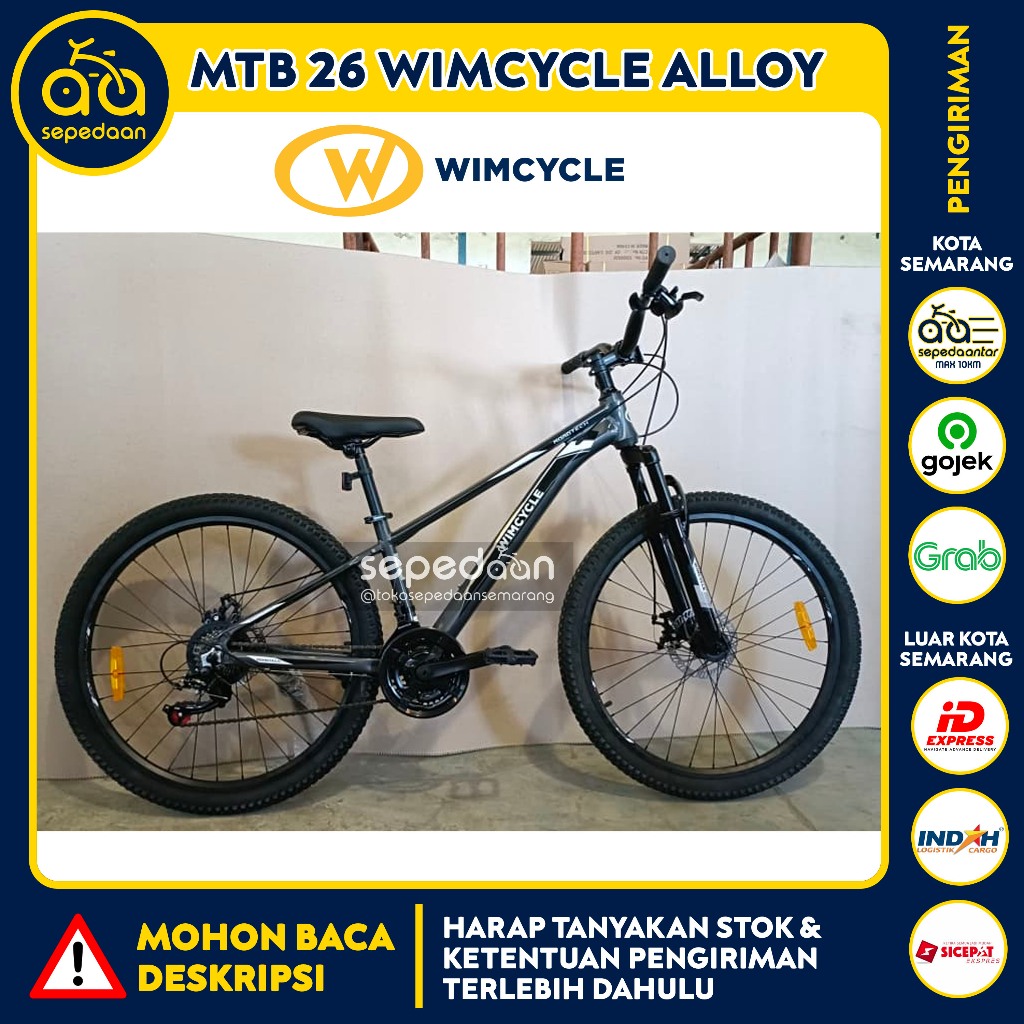 Jual Sepeda Gunung Anak Dewasa MTB 26 27.5 WIMCYCLE - Alloy Rem Cakram ...