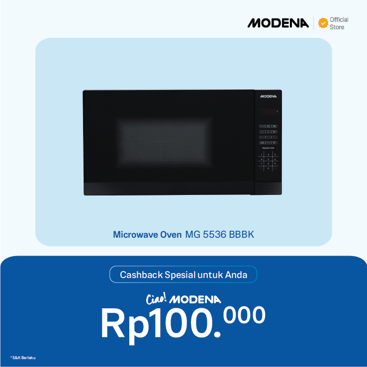 Jual MODENA MICROWAVE OVEN GRILL - MG 5536 BBBK | Shopee Indonesia