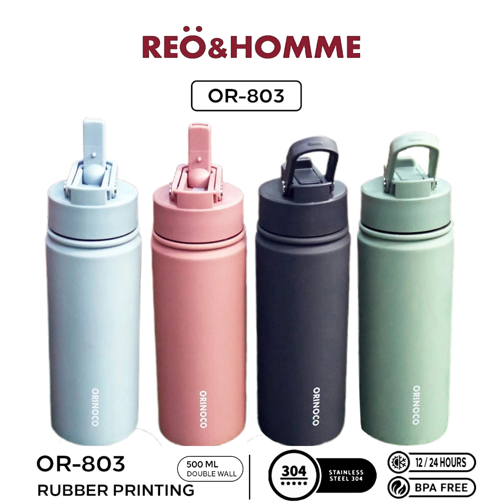 Jual Reo&Homme Insulated Tumbler Pure Stainless SUS 304 with Straw ...