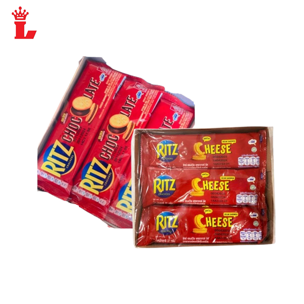 Jual RITZ Crackers Biskuit Sandwich all rasa [12'sachet/Pack] | Shopee ...