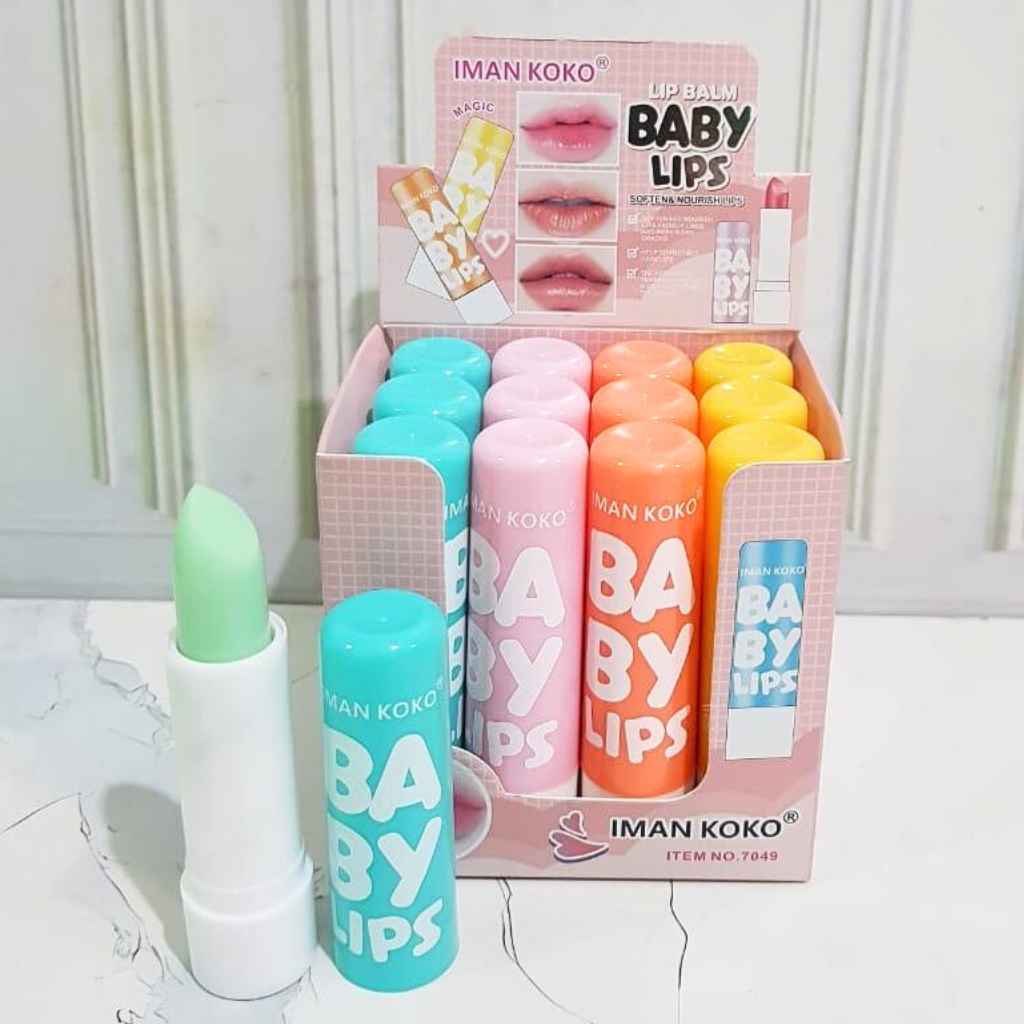 Jual [LUSINAN] Lipbalm Iman Koko Baby Lips - Longlasting Magic ...