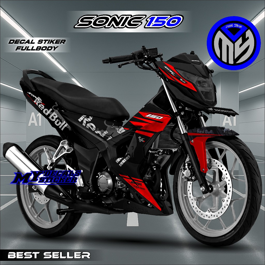Jual COD Decal Sticker Full Body Motor Honda Sonic 150 r Sticker Full ...