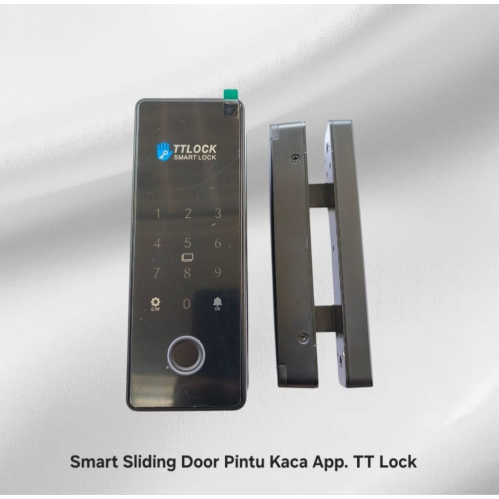 Jual Smart Door Lock Fingerprint RFID 13.56mhz - Smart Lock Sliding ...