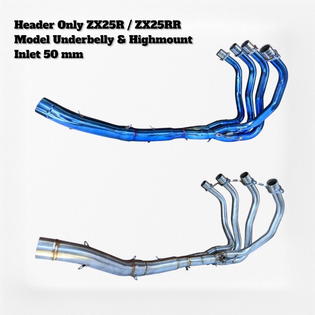 Jual Header Pipa Knalpot ZX25R, ZX25RR Full Bending Multifungsi bisa ...
