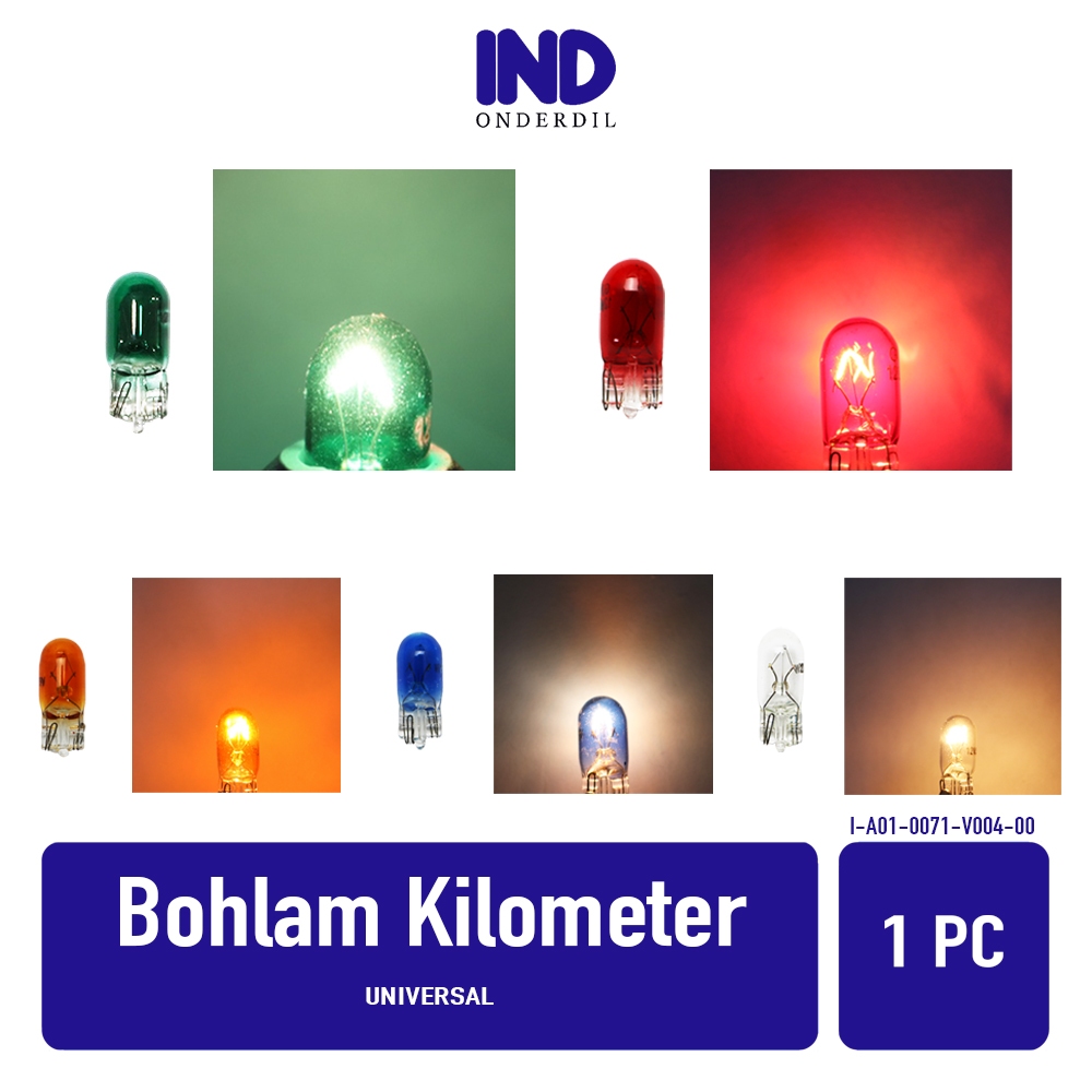 Jual GROSIR Bohlam Kilometer Universal Lampu KM Motor Mobil T10 T 10 ...