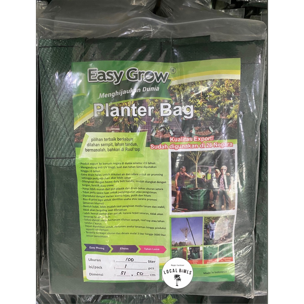 Jual planter bag 100 liter easy grow | Shopee Indonesia