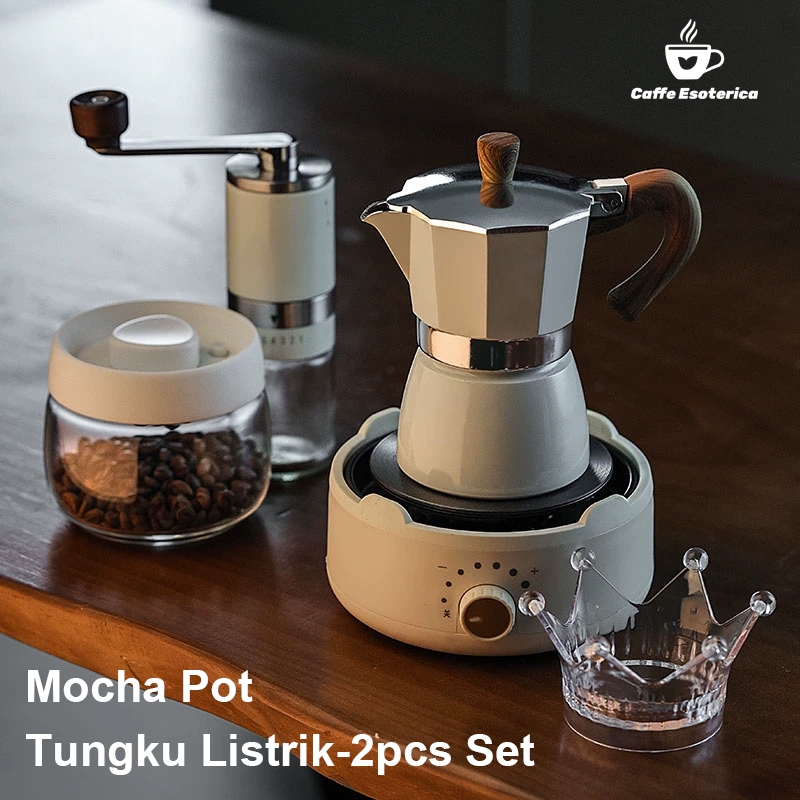 Jual Moka Pot Espresso Pot kopi mocha Pot flush tangan luar ruangan ...