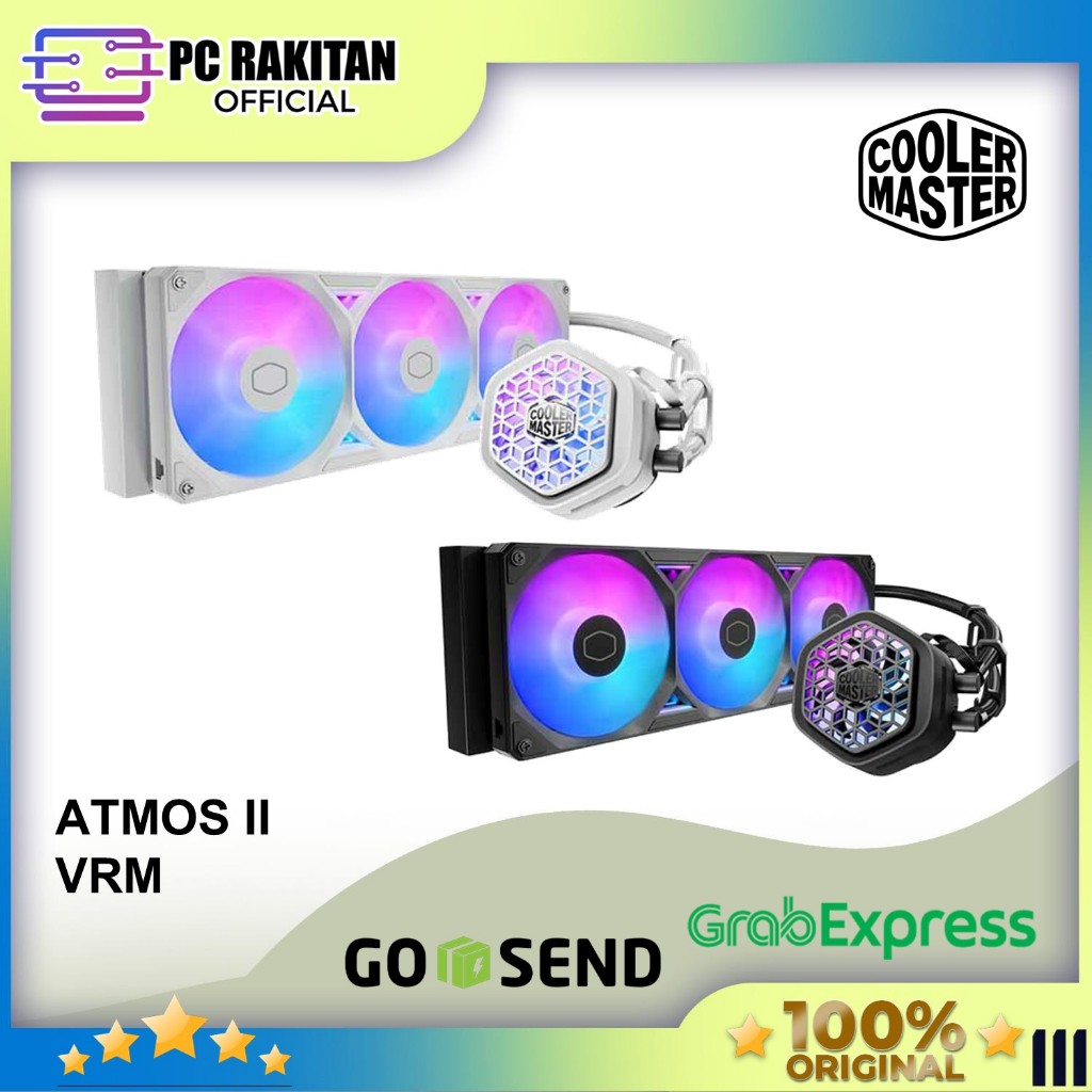 Jual COOLER MASTER CPU AIO COOLER MASTERLIQUID ML 360 ATMOS II VRM FAN ...