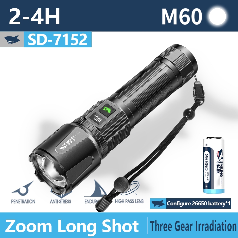 Jual Senter Smiling Shark SD7152 M60 | Shopee Indonesia