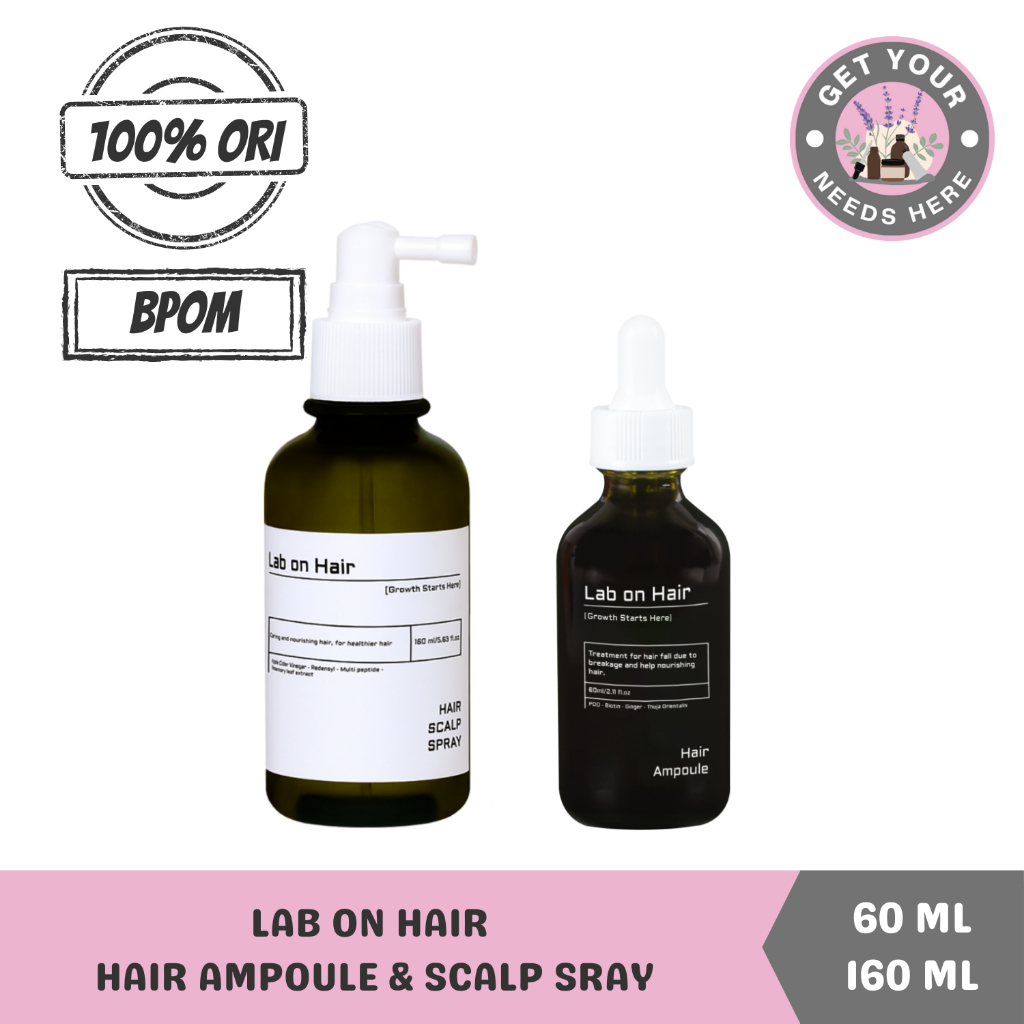 Jual Lab on Hair Treatment / Lab on Hair Hair Ampoule - Scalp Spray ...