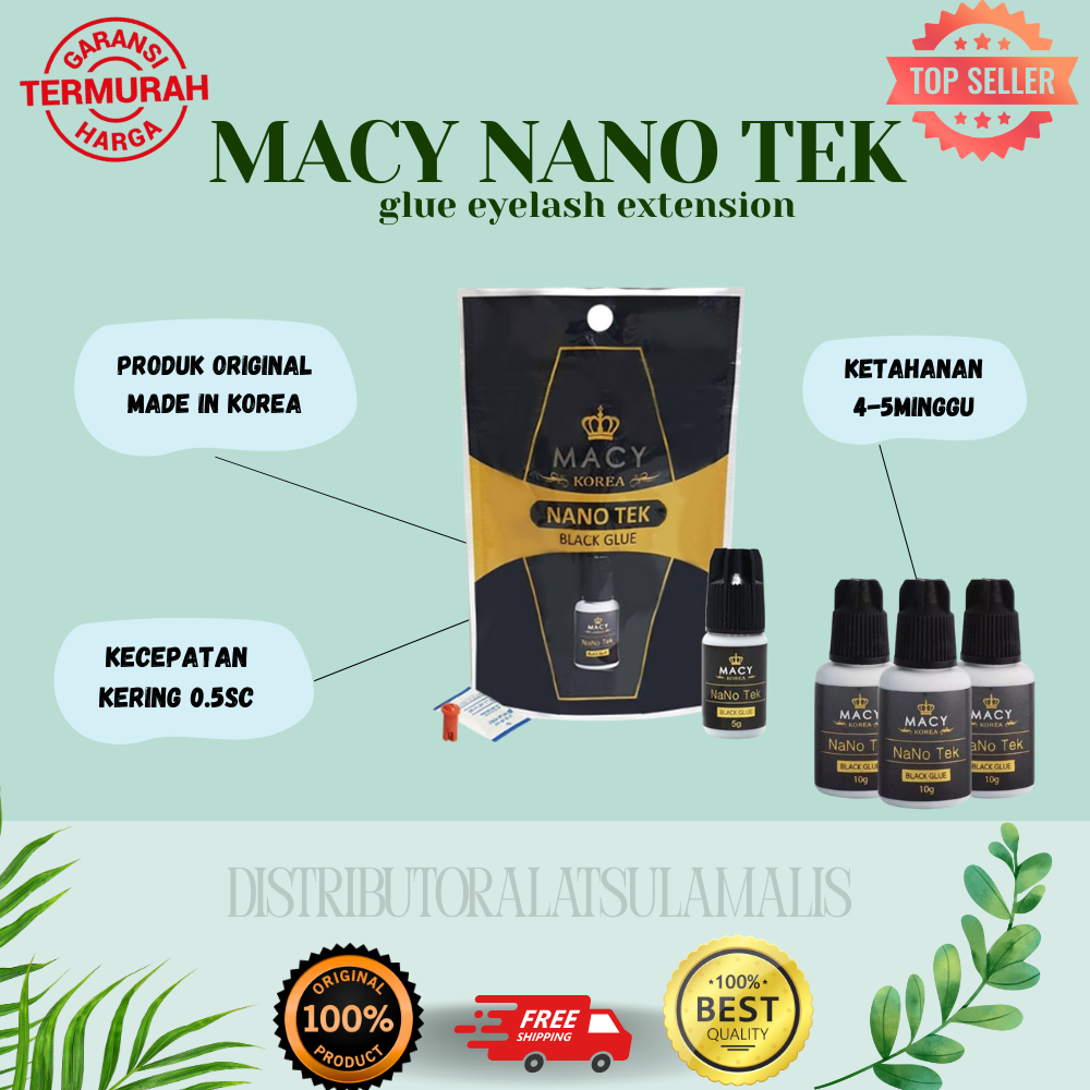 Jual MACY NANO TEK LEM EYELASH EXTENSION LEM BULUMATA ORIGINAL KOREA ...