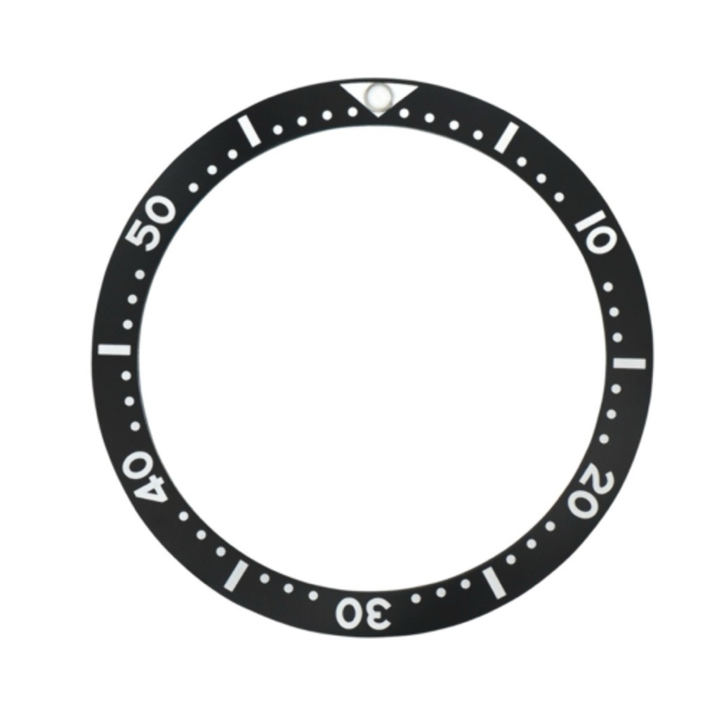 Jual seiko 7002 insert bezel HITAM ring insert bezel flat untuk mod ...