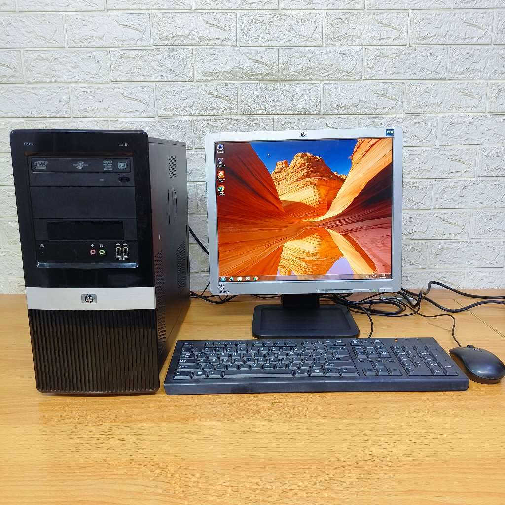 Jual KOMPUTER FULSET HP Pro 3000 MT Dual Core RAM 4gb Hardisck 160gb ...