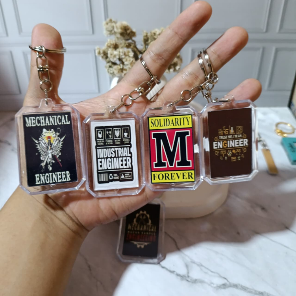 Jual Gantungan kunci teknik mesin teknik industri m solver solidarity ...