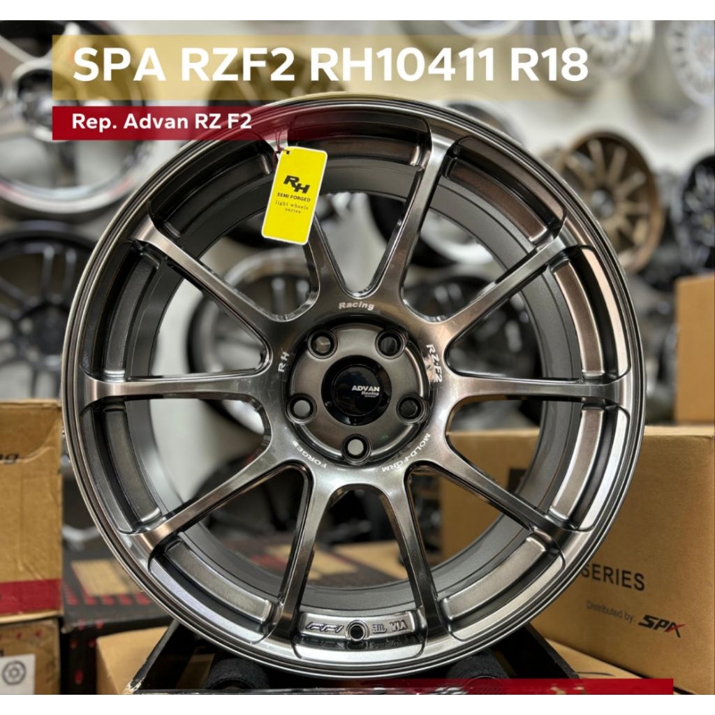 Jual velg racing ring 18 ADVAN RZ FLOW FORMING PCD 5X108 velg mobil R18 ...