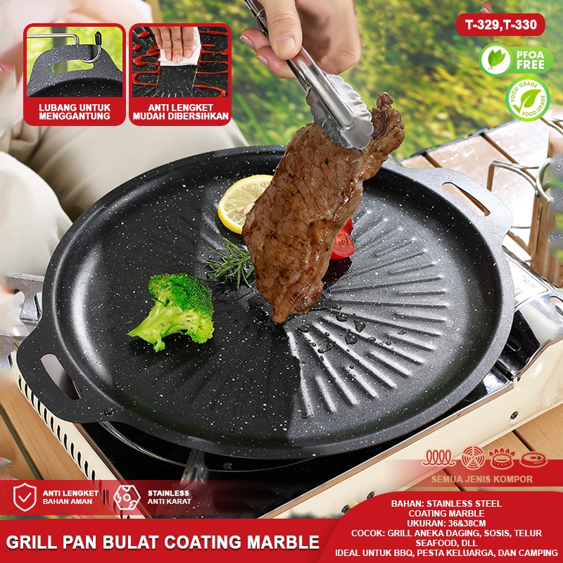 Jual Wajan Datar BBQ Alat Panci sate Panggang Daging Alat Pemanggang ...