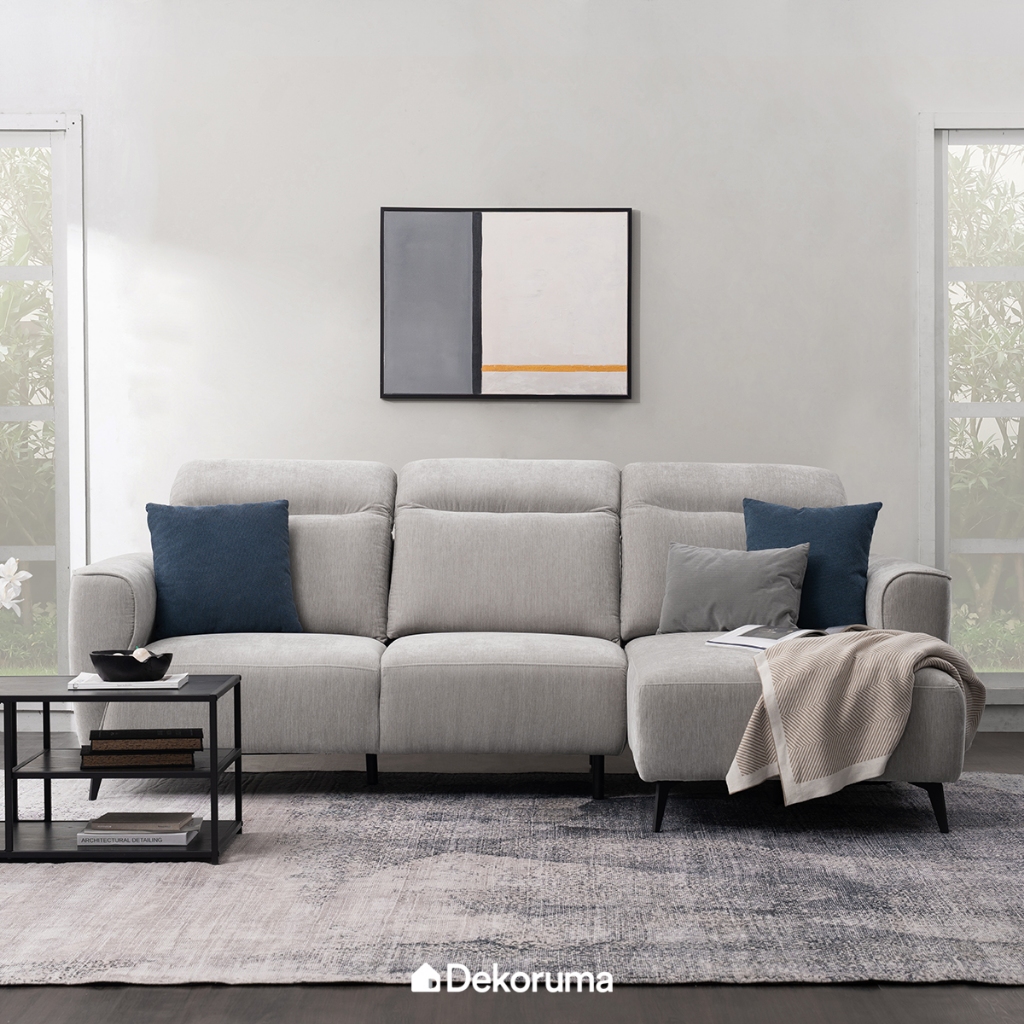 Jual Dekoruma IKEDA Sofa L Kiri 3 Dudukan / Sofa Sudut / Sofa Ruang ...