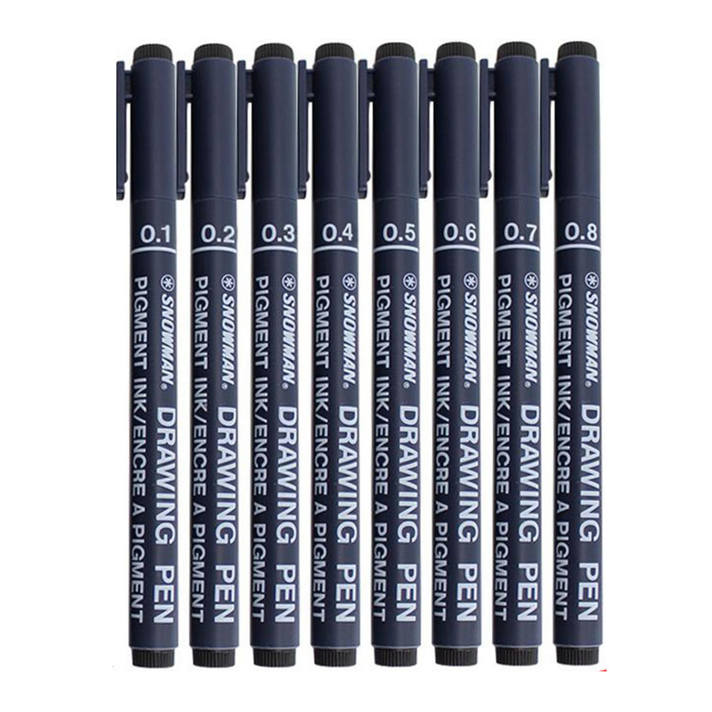 Jual Snowman Drawing Pen Spidol Multiguna FT-700 Ukuran 01 02 03 04 05 ...
