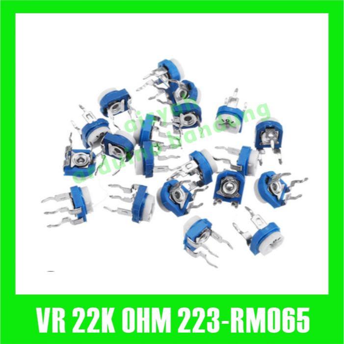Jual VR 22K OHM 223 RM065 VARIABLE RESISTOR TRIMPOT VR TRIMMER RM 065 ...