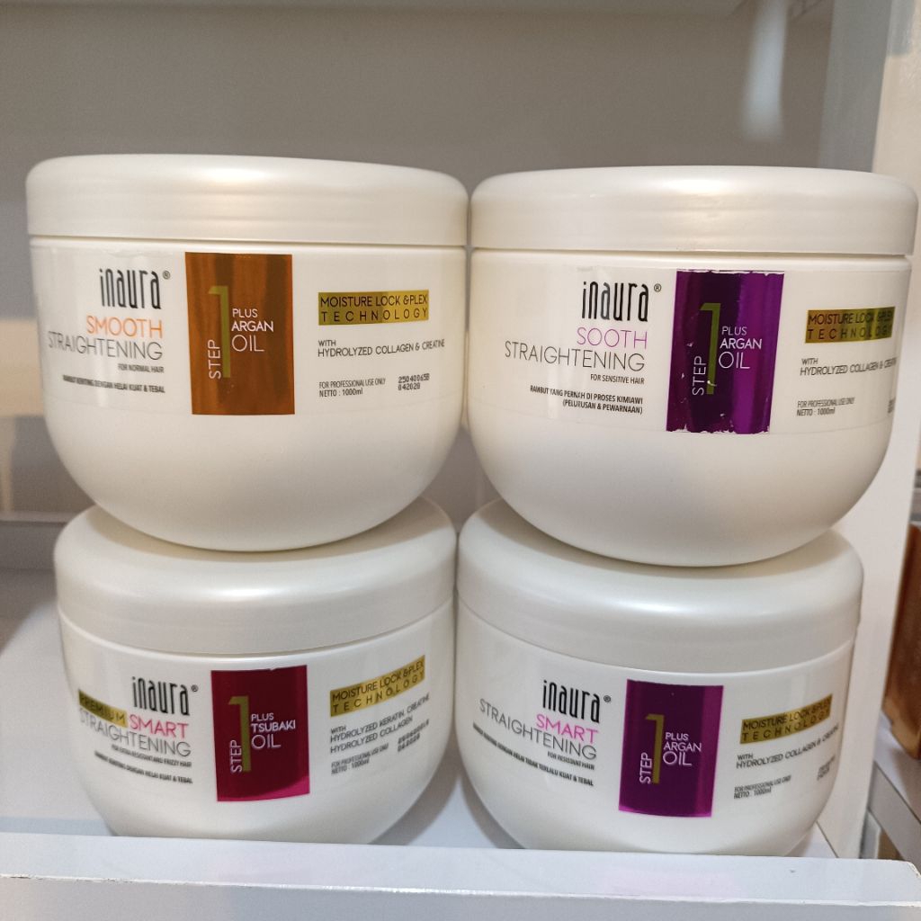 Jual pelurus rambut inaura 1000ml | Shopee Indonesia