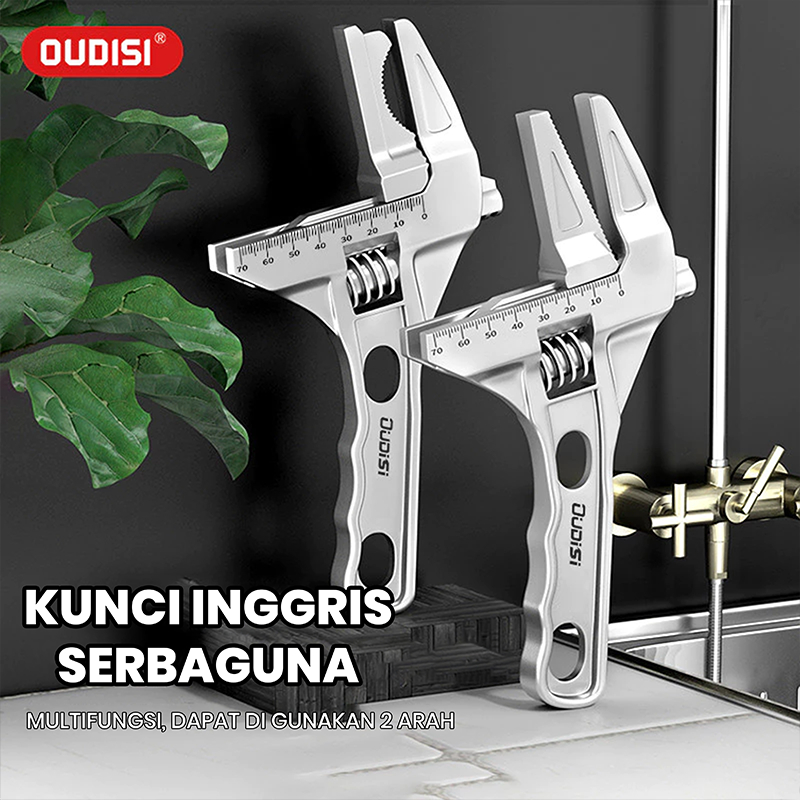 Jual OUDISI Universal Adjustable Wrench Spanner/Besar Serbaguna Murah ...