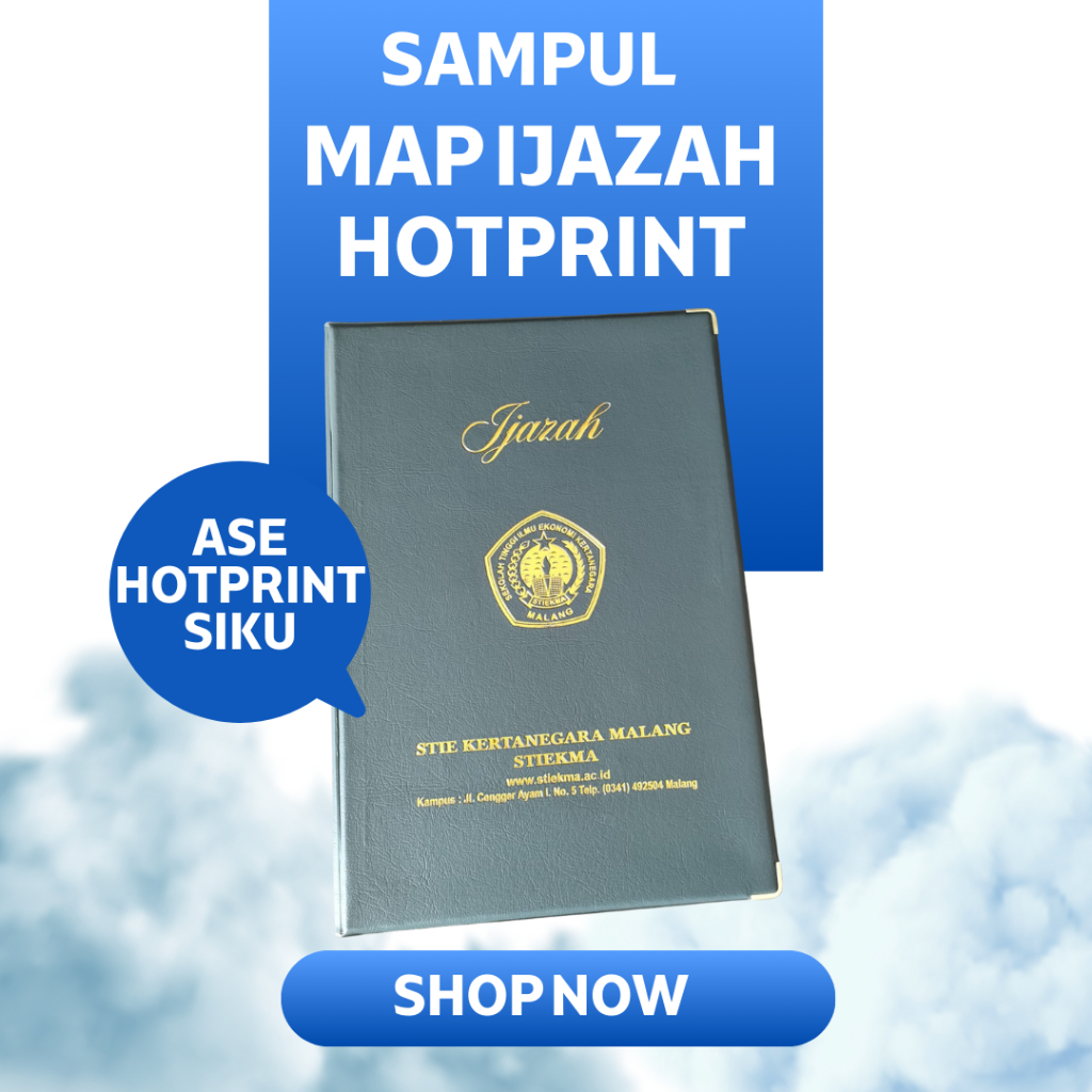 Jual Map Ijazah Map Raport Map Rapot Map Sablon/Hotprint Map Custom | Shopee Indonesia